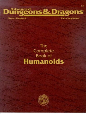Amazon.co.jp: Advanced Dungeons & Dragons: The Complete Book of Humanoids by Bill Slavicsek (May ...