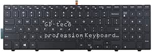 Amazon.com: Laptop Backlit Keyboard Compatible for Dell Inspiron 15 ...