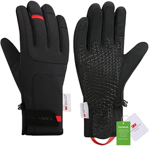 Amazon.com: Jeniulet Waterproof Winter Gloves Mens Women Warm Touch ...