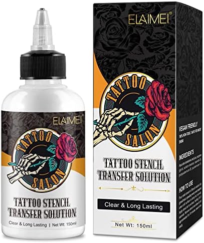 Amazon.com : Tattoo Transfer Stick, Tattoo Skin Solution Soap Cream Gel ...