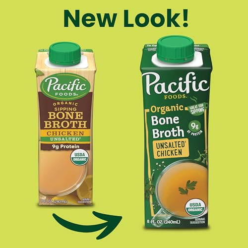 Snapklik.com : Pacific Foods Organic Unsalted Chicken Bone Broth