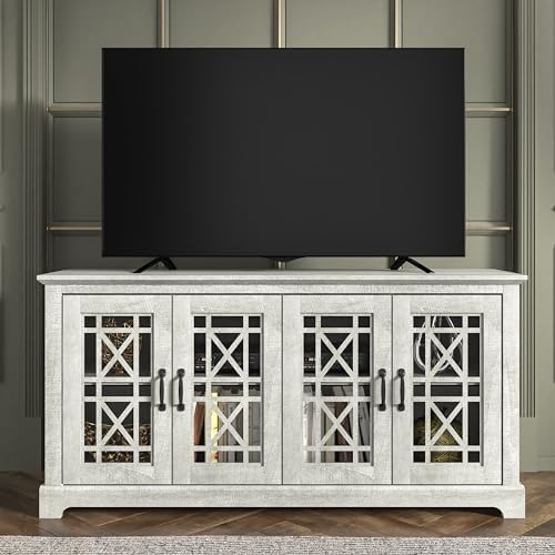 Amazon.com: Bush Furniture Lennox Farmhouse Stand for 75 Inch TV ...