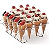 Amazon.com | Newthinking Cupcake Cones Baking Rack, 16-Cavity Stainless ...