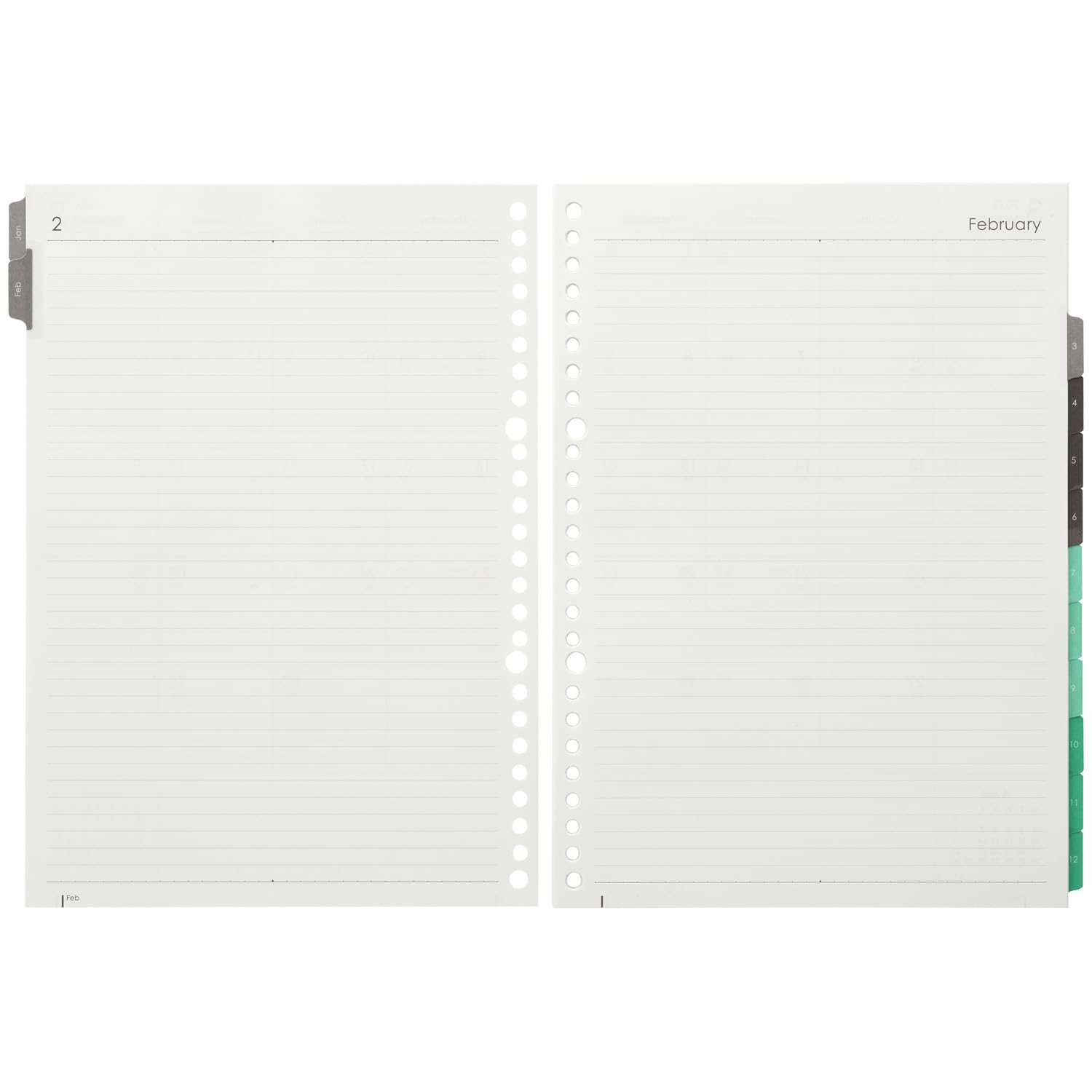 Snapklik.com : Maruman LD383W-24 Notebook, Refill, 2024 B5, Loose Leaf ...