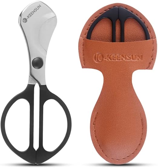 Amazon.com: KEENSUN Cigar Scissors Cutter, Stainless Steel Guillotine ...