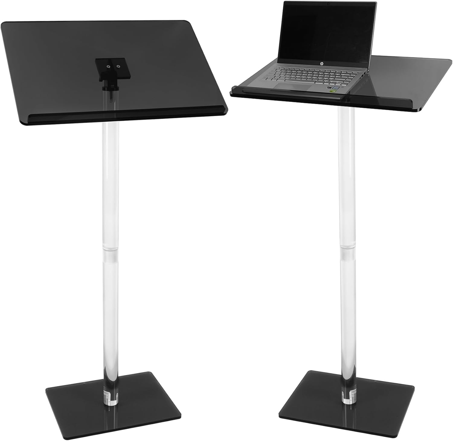 Amazon.com: ClarityCraze Acrylic Podium Stand, Angle Adjustable 44in ...