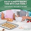 Amazon.com: Baking Sheets Set of 2, HKJ Chef Cookie Sheets 2 Pieces ...