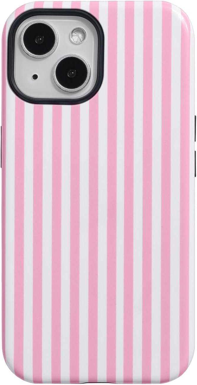 Amazon.com: Fycyko Compatible with iPhone 15 Plus/14 Plus Case Striped ...