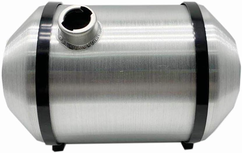 Amazon.com: JSD 10" x16" 5 Galllons Spun Aluminum Gas Tank / Round Fuel ...
