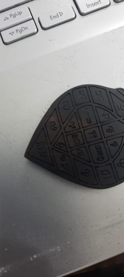 TwiceWise Natural Karungali Sastra Bandham Yantra Vel with Stand 6 ...