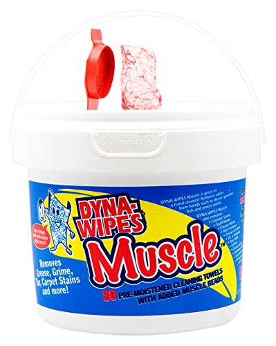 Amazon.com: DYNA-WIPES Muscle 9" x 12" Dual Texture Heavy-Duty Cleaning ...