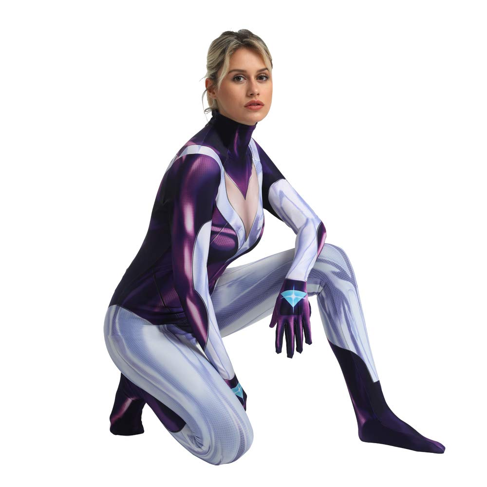 Morph Yourself: Ladies Superhero & Villain Zentai Fancy Dress Costumes (Hero 1, S) – BigaMart