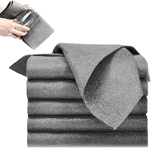 5Pcs Thickened Microfiber Magic Cloth, Microfiber Cleaning Cloth ...