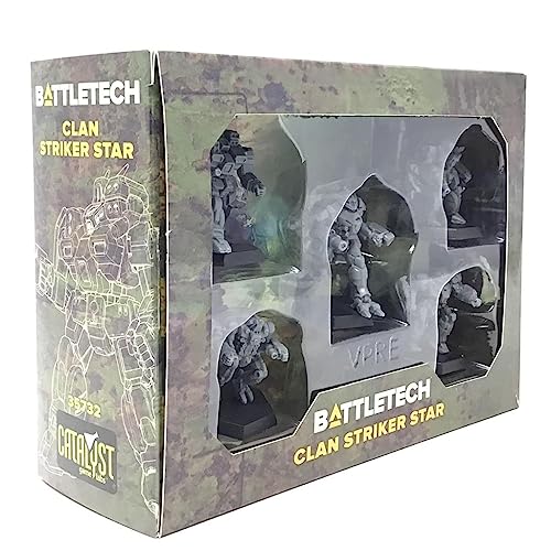 Catalyst Game Labs | BattleTech Clan Striker Star | Miniatures Game ...