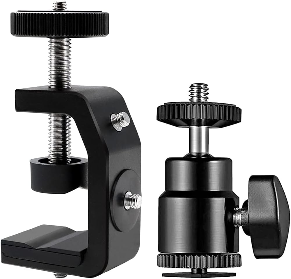 Amazon.com : CAMVATE Camera Clamp Mount for DSLR Camera Led Video Light ...