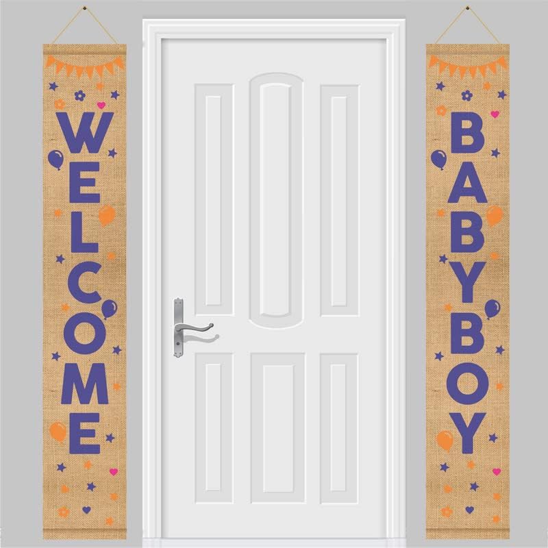 SVM CRAFT® burlap welcome banner : Amazon.in: Home & Kitchen