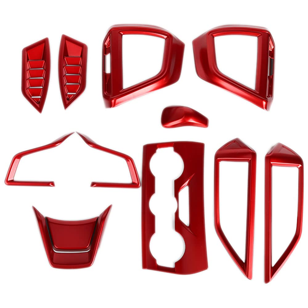 Amazon.com: BOYOUS Full Set Interior Decoration Trim Kit Center Console ...