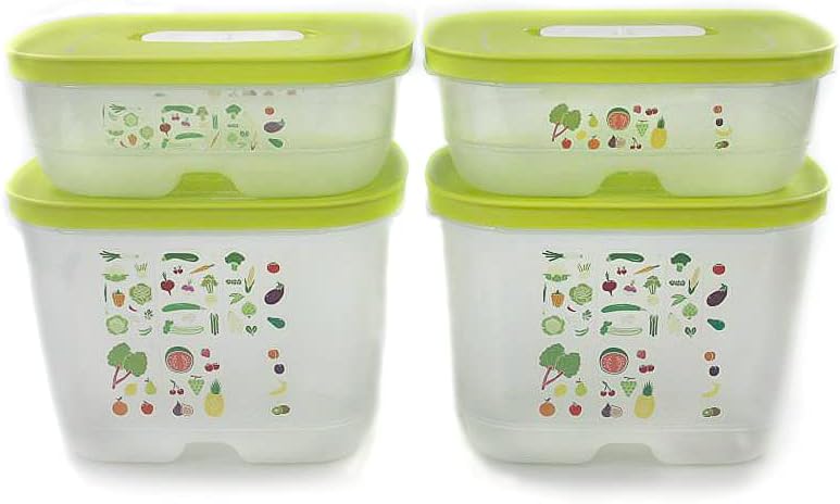 Amazon.de: TUPPERWARE Kühlschrank KlimaOase 1,8 L hoch (2) + 800 ml (2 ...