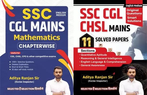 Buy SSC CGL MAINS MATHEMATICS + SSC CGL CHSL MAINS 11 SOLVED PAPERS ...