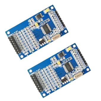 2PCS ADS1256 5V 8 Channel 24 Bit ADC Data Acquisition Board Module AD ...