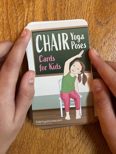 Snapklik.com : Kids Yoga Stories Chair Yoga Poses Cards For Kids: Short ...