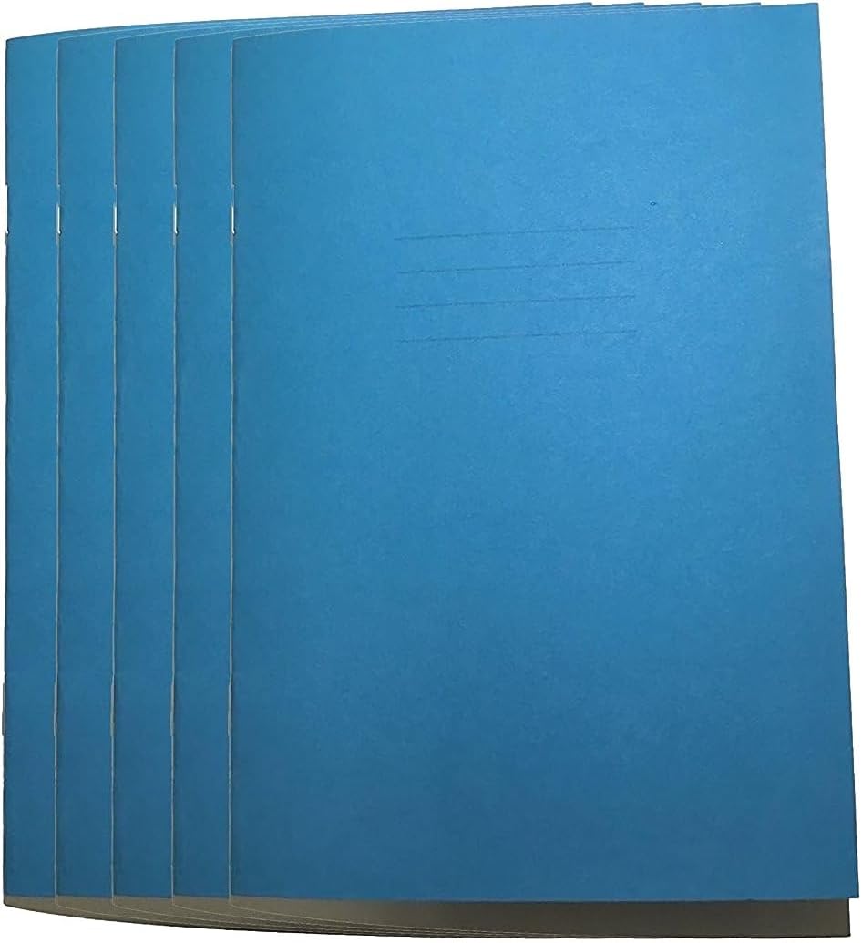 Music Manuscript Exercise Books A5-24 Pages Blue Cover - Staves and 8mm ...