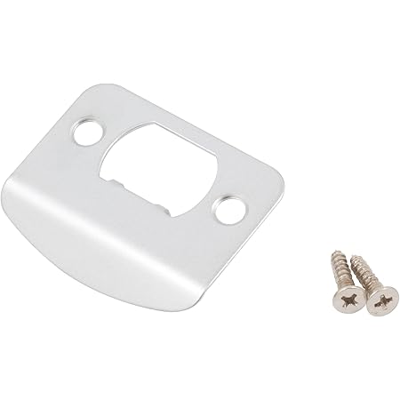Amazon.com: Full Lip 1/4" Round Corner Strike Plate, 2-1/4 Inches, 1-5/ ...