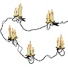 Amazon.com: Kurt Adler 15-Light Triple Candle Light Set with Ivory ...