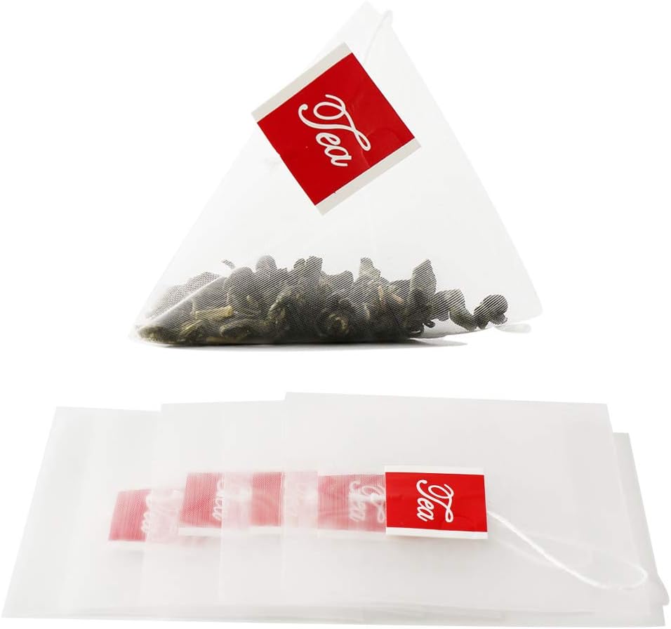 Amazon.com: Watris Veiyi 100PCS Disposable Tea Bags with Drawstring ...