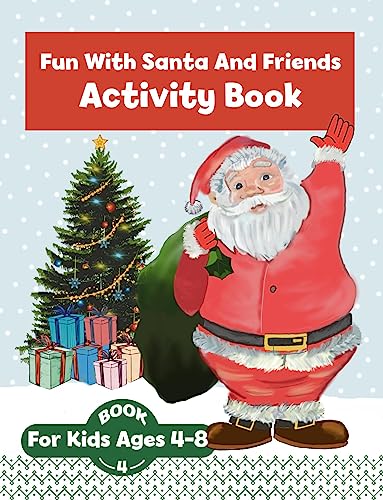 Fun With Santa And Friends Activity Book: Christmas Educational ...