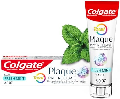 Amazon.com : Colgate Total Plaque Pro Release Fresh Mint Toothpaste, 1 ...