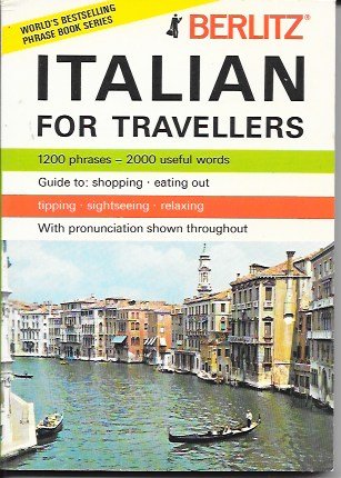Berlitz Italian for Travellers: Staff of Editions Berlitz: Amazon.com ...