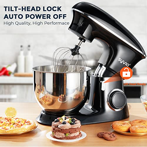 Buy Syvio 7.5QT Stand Mixer, 660W 6-Speed Electric Mixer, Dough Mixer ...