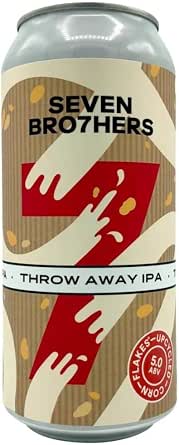 Seven Brothers Throw Away IPA 12 x 440ml Cans : Amazon.co.uk: Grocery