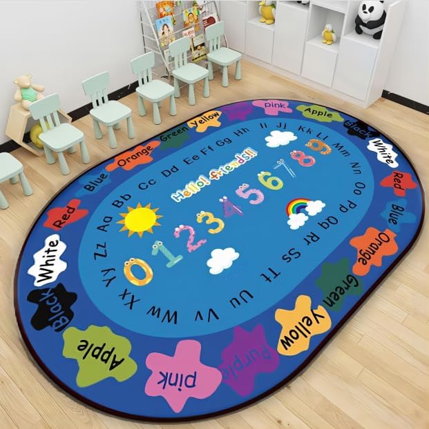Amazon.com: Fouiunler Kids Area Rugs, 5x7ft, Cartoon Colorful Sun ...