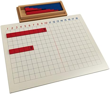 Amazon.com: Montessori Addition Strip Board : Toys & Games