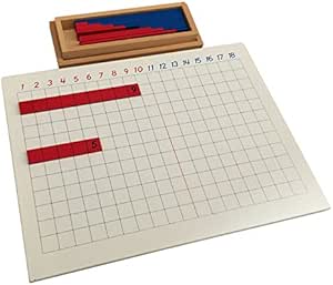 Amazon.com: Montessori Addition Strip Board : Toys & Games