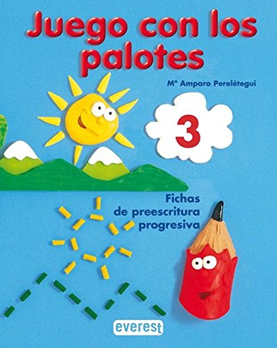 Amazon.com: Juego con los palotes 3: Fichas de preescritura progresiva ...