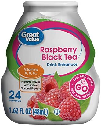 Amazon.com : Great Value Drink Enhancer, Raspberry Black Tea, 1.62 fl ...