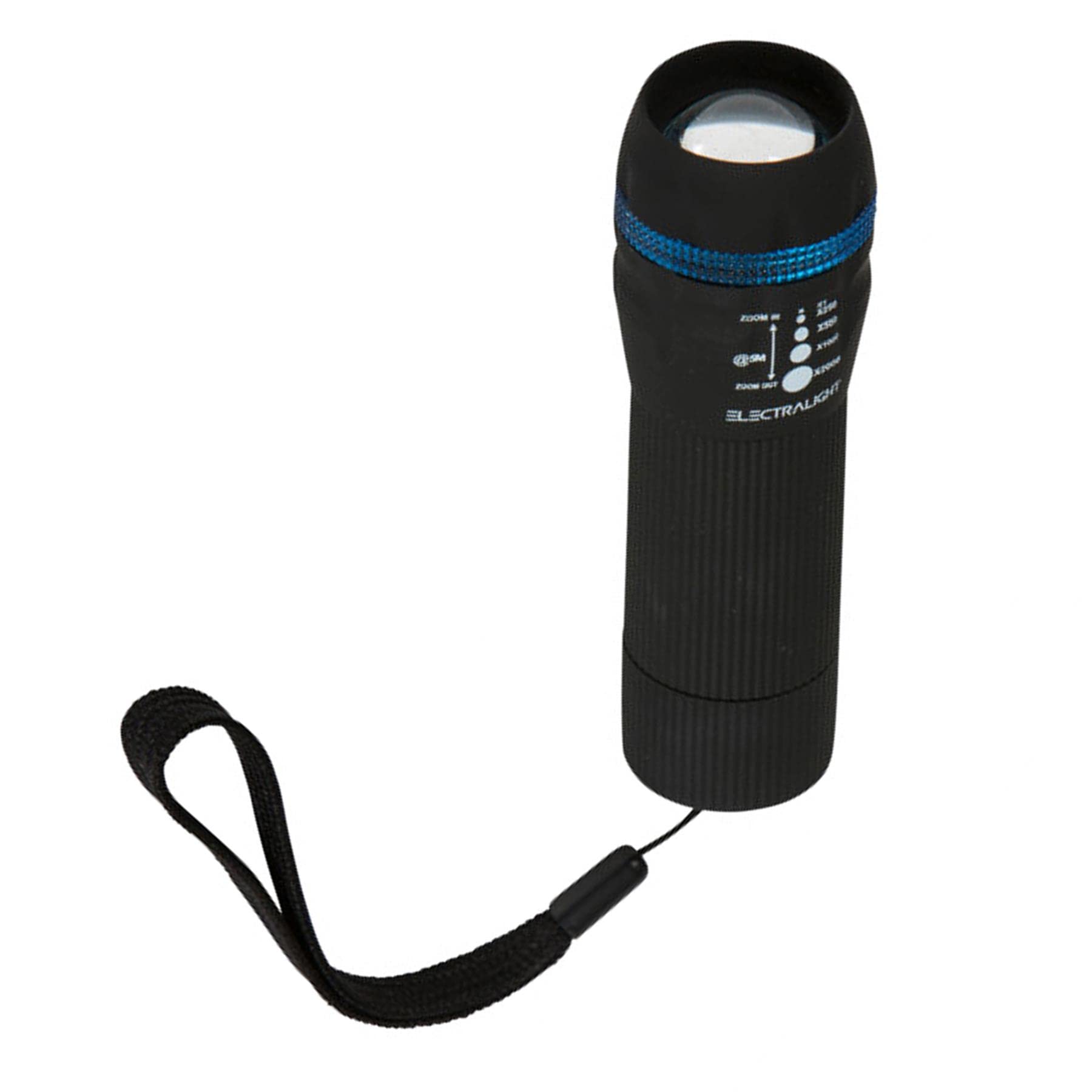 ELECTRALIGHT 65217 Blue Spot 1 W LED Rubberised Zoom Barrel Torch ...