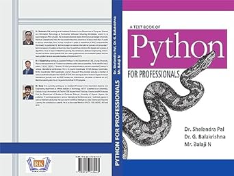 Buy Python for professionals Book Online at Low Prices in India ...