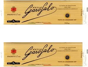 Amazon.co.jp: 明治屋 ガロファロ グラニャーノIGP スパゲッティ 1.7mm 500g ×2袋セット｜サタプラ紹介｜イタリア産デュラム小麦使用｜アルデンテ食感｜ブロンズダイス ...