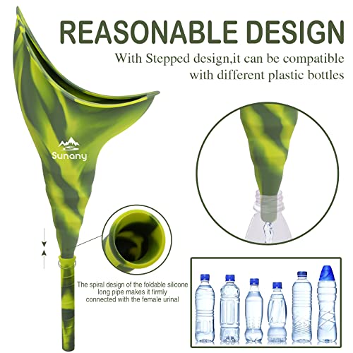 Snapklik.com : Female Urination Device,Silicone Pee Funnel For Women ...