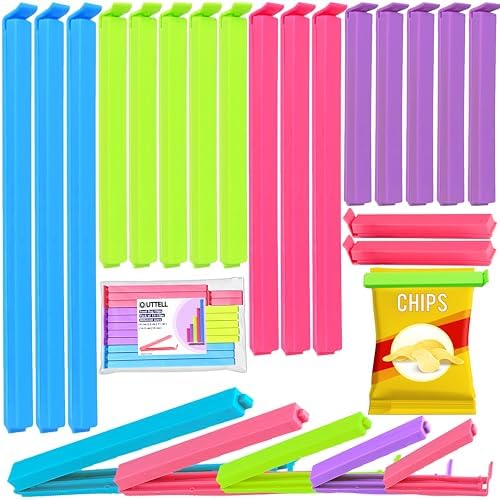 Large Food Bag Clips,20cm Long Bag Clips for Food Storage,Plastic ...