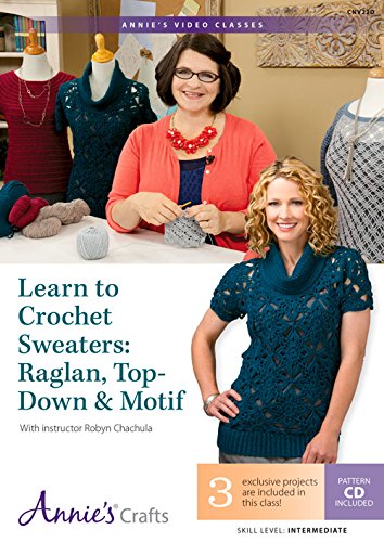 Amazon.com: Learn to Crochet Sweaters: Raglan, Top-Down & Motif: With ...