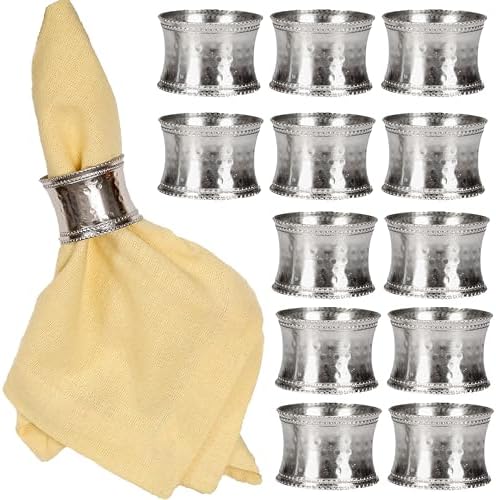 Amazon.com: Napkin Rings - Unique Silver Coral Design, Elegant ...