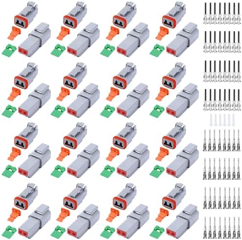 Amazon.com: 134 PCS Deutsch DT Grey 6 Pin Connectors 8 Set, Waterproof ...