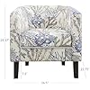 Amazon.com: BELLEZE Living Room Chairs Set of 2, Linen Round Accent ...