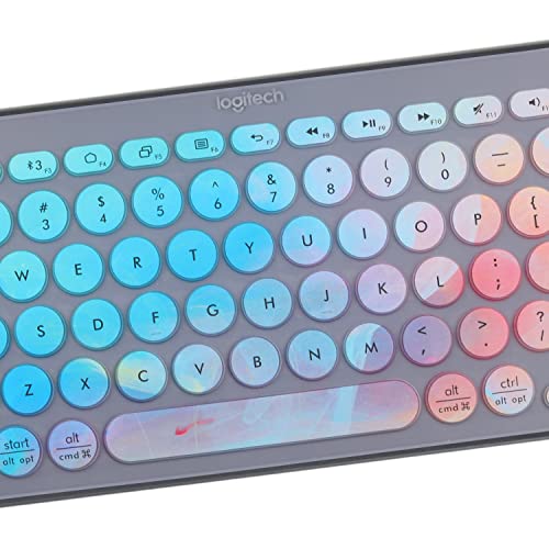 Snapklik.com : Colorful Keyboard Cover For Logitech K380 Pebble Multi ...