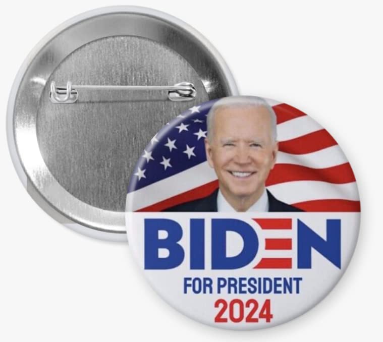 Biden Harris 2024 pins – Re-elect Joe Biden & Kamala Harris buttons – 4 ...